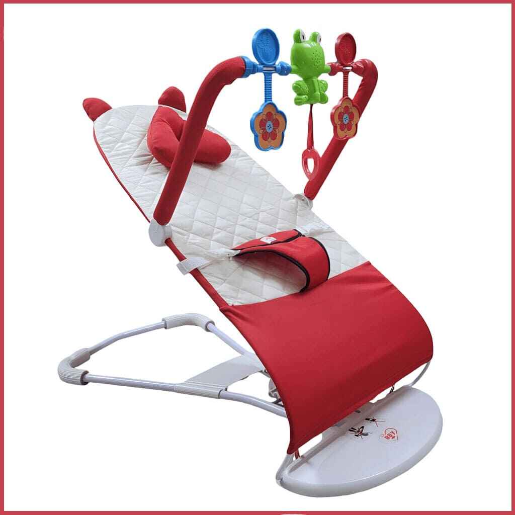 Musical Baby Bouncer (Red Color) » Helafela